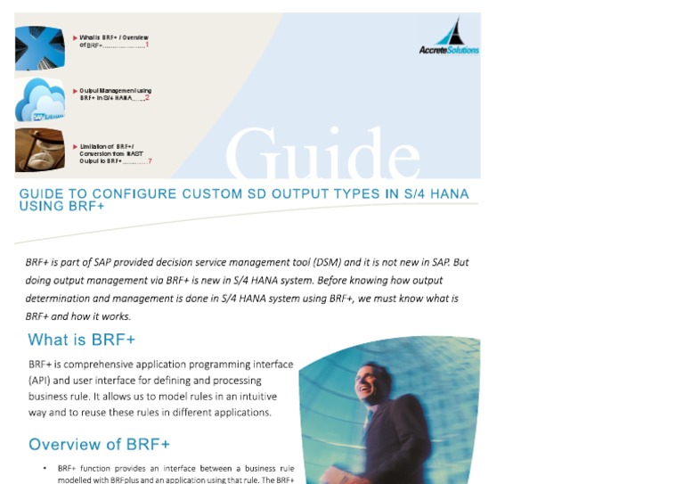What Is BRF+ / Overview of | PDF