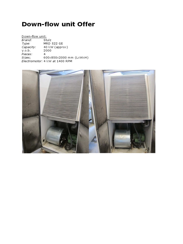 4095 - Stulz MRD 552 PDF | PDF | Heat Pump | Air Conditioning