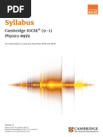 A Levels Physics Syllabus | PDF