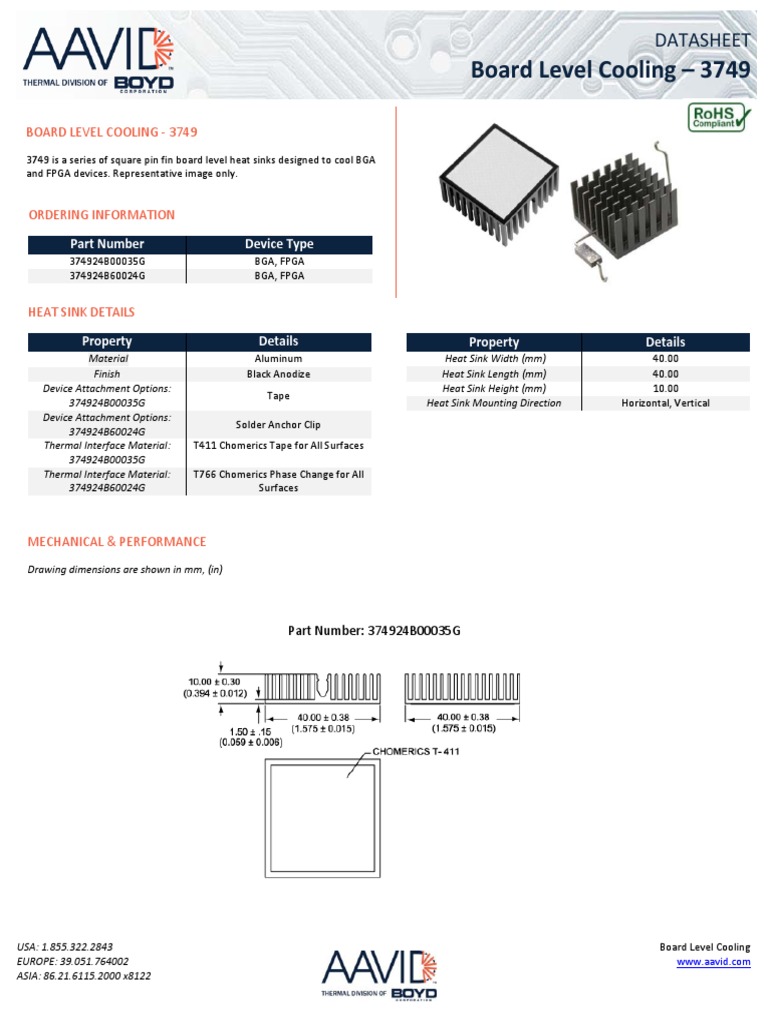 Board Level Cooling 3749 | PDF | Materials | Manufactured Goods
