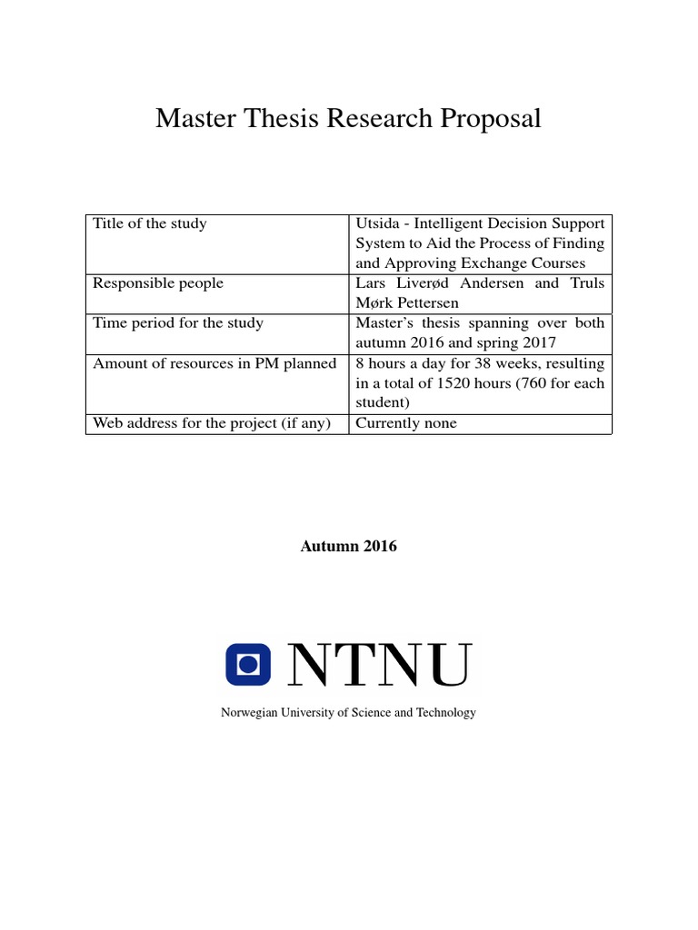 Master Research Proposal | PDF | Motivation | Motivational