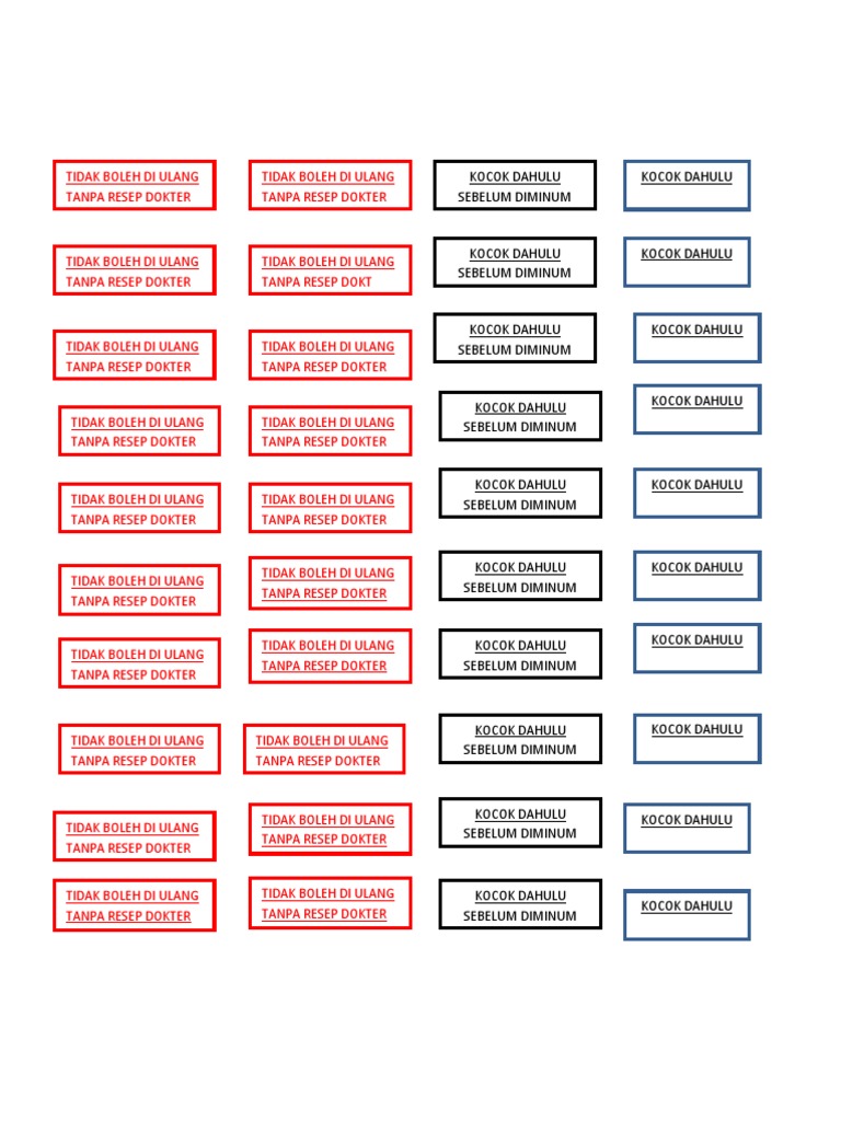 Kocok Dahulu Kocok Dahulu Sebelum Diminu | PDF