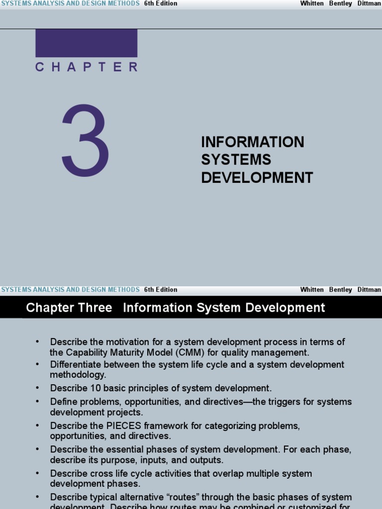 System Analysis & Design Chapter 3 | PDF | Software Development Process ...