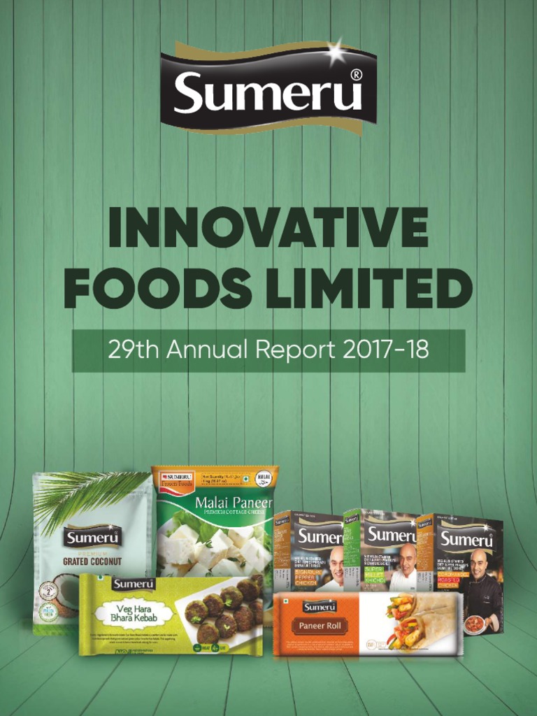 Innovative Foods LTD - 2017-18 - Annual Report PDF | PDF | Board Of ... Innovative Foods LTD - 2017-18 - Annual Report PDF | PDF | Board Of ...