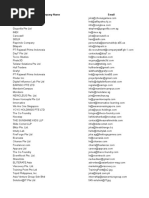 PR Brand Email List Sheet1 | PDF | Cosmetics | Fashion