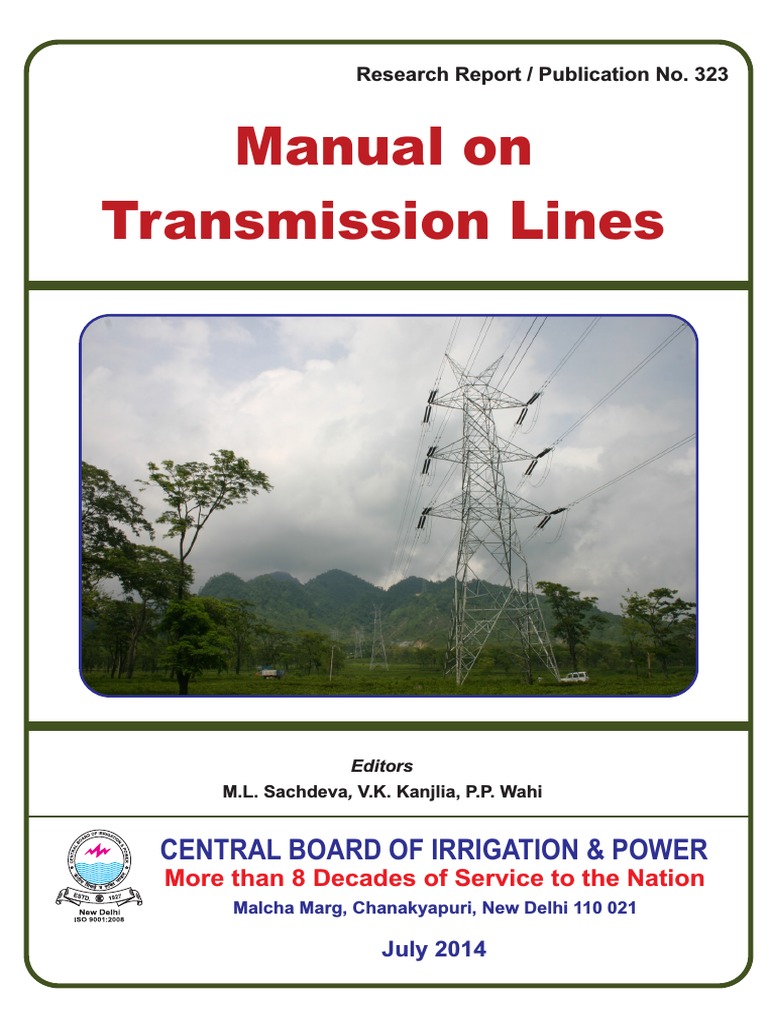 323 cbip mannual on transmission line.pdf | High Voltage Direct Current ...