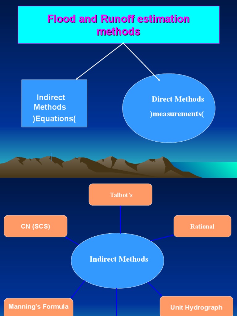 Flood and Runoff Estimation Methods | PDF | Drainage Basin | Flood