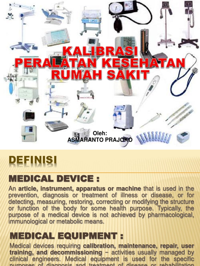 Kalibrasi Alat Kesehatan di Rumah Sakit | PDF