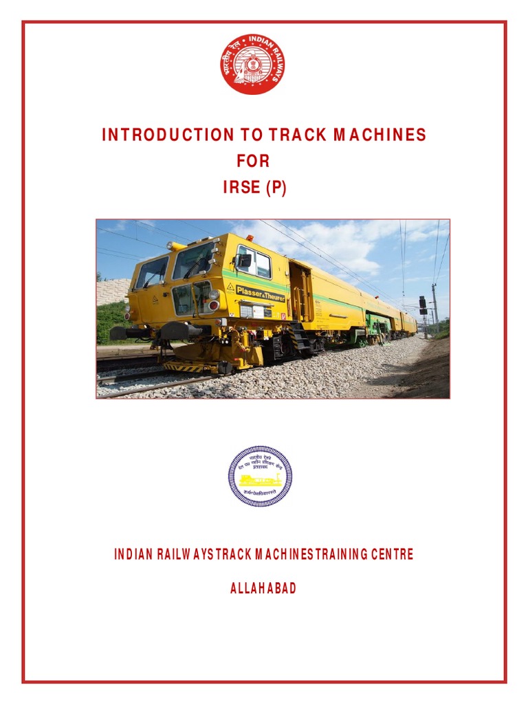 Introduction To Track Machines FOR Irse (P) | PDF