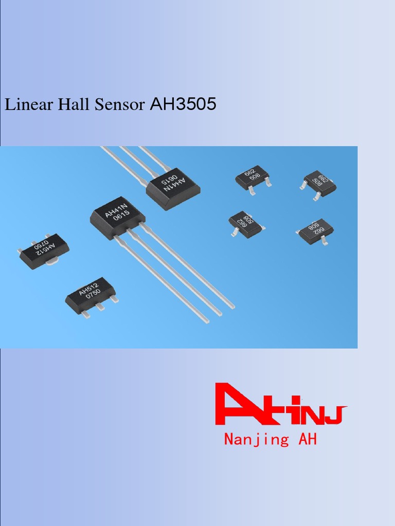 AH3505 Linear Hall Sensor Specs & Features | PDF | Sensor | Electrical ...
