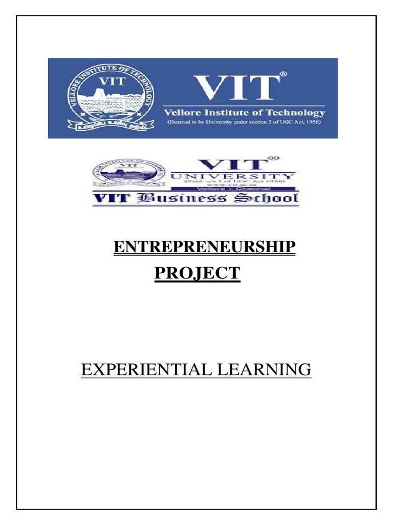 Entrepreneurship Project | PDF | Supply Chain | Organic Farming