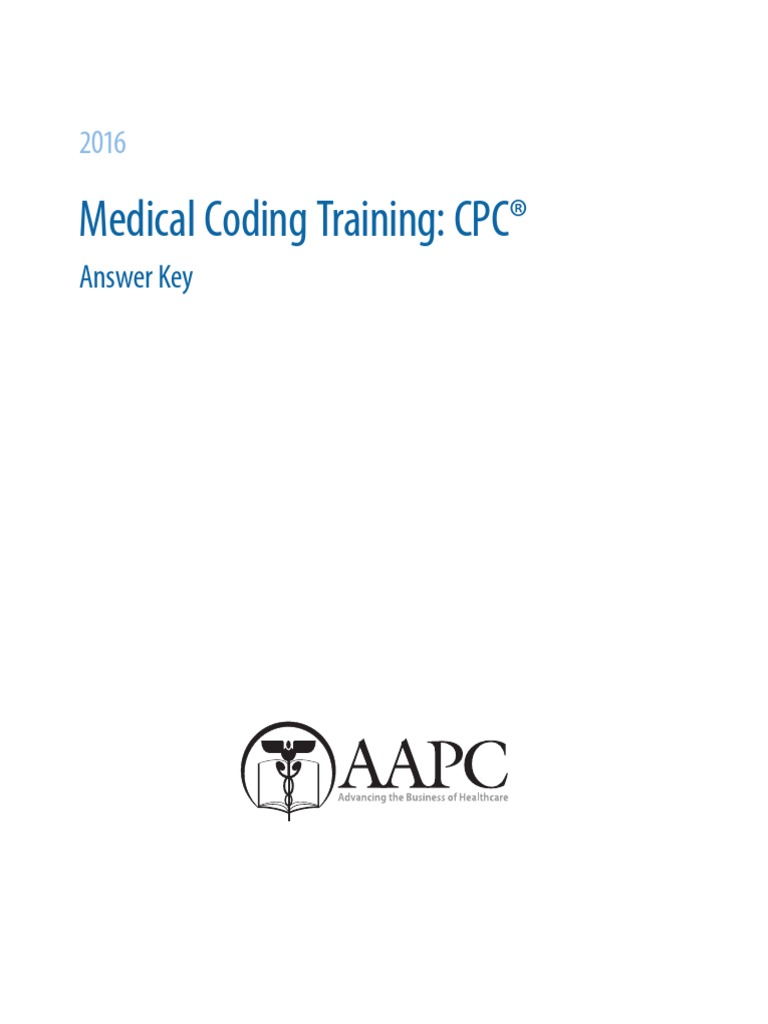 2016 CPC Textbook Review Question Answers PDF | PDF | Health Insurance ...