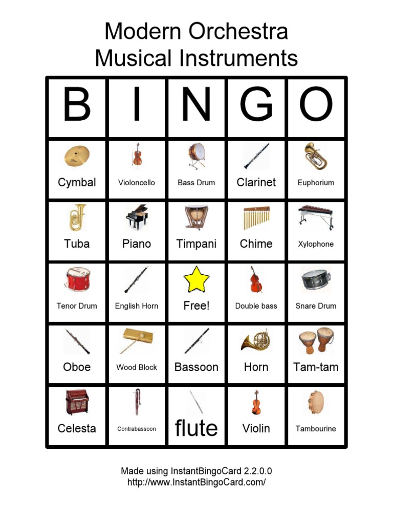 Bingo Orchestra | PDF | Musical Instruments | Orchestras