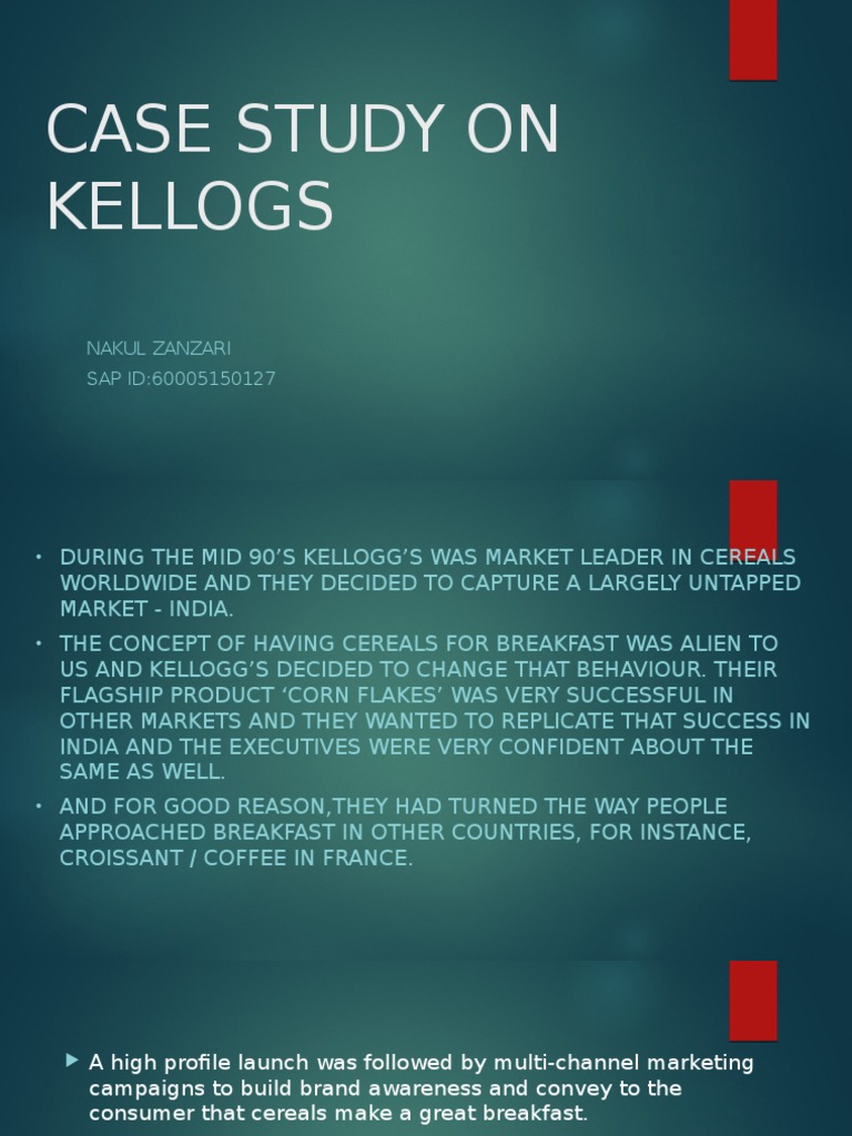 Kellogg's Case Study: How the Cereal Giant Succeeded in India | PDF | Food And Drink | Business