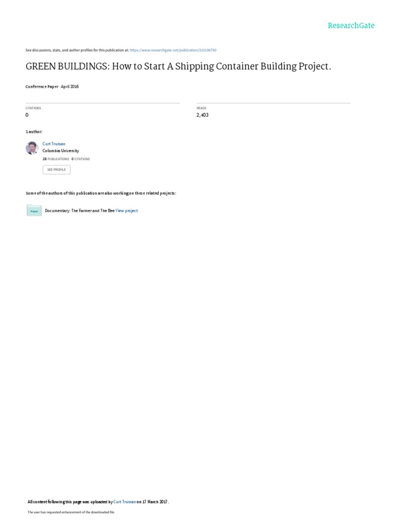 The Built Environment Paper Green Buildings | PDF | Built Environment