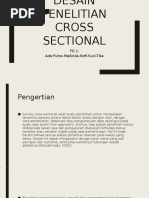 Desain Penelitian Cross Sectional | PDF | Sains & Matematika