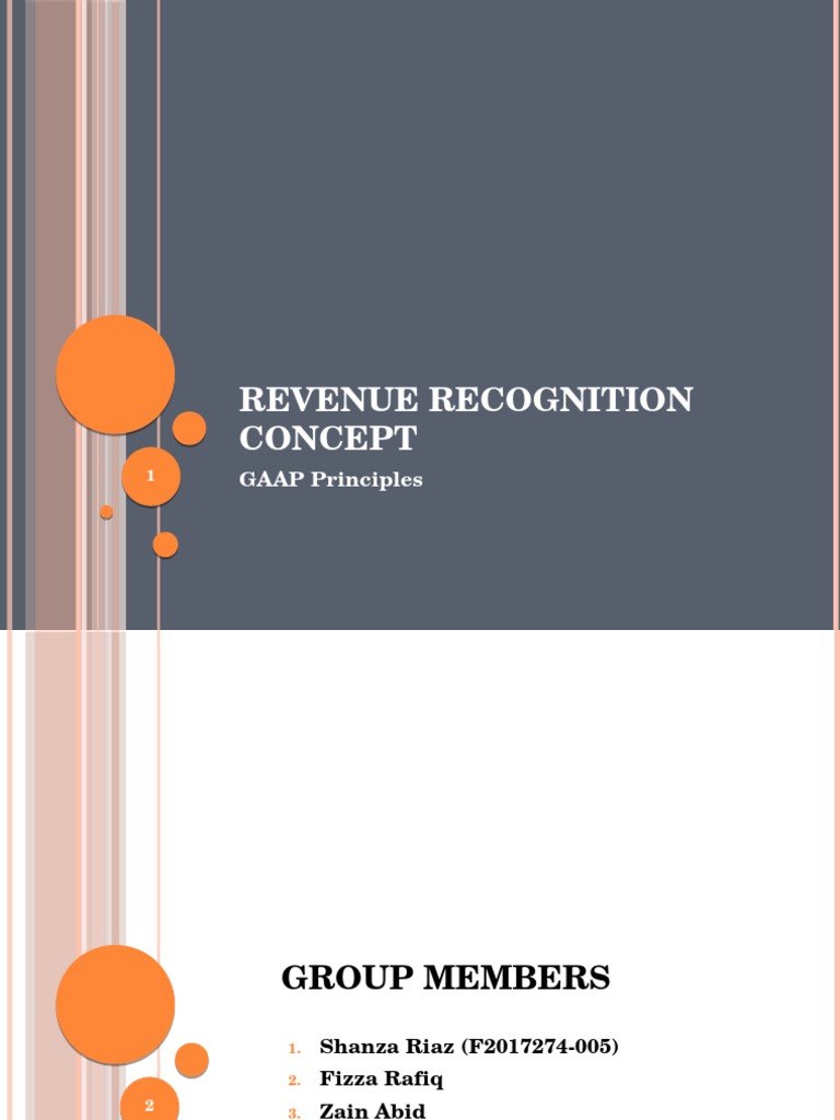 Understanding GAAP Revenue Recognition | PDF