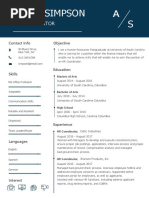 Wharton Resume Template | PDF | Résumé | Cognition