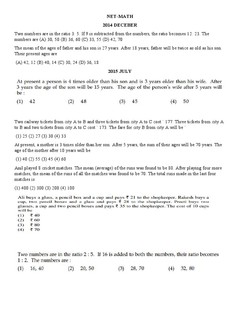 Net Math | PDF