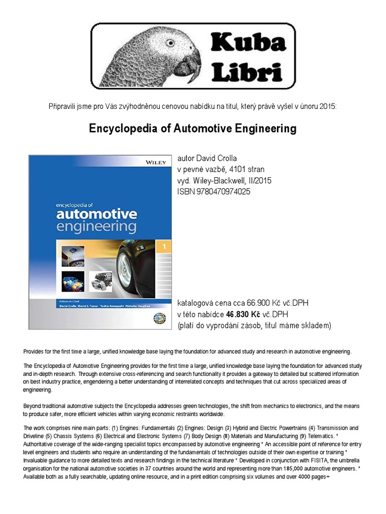 209 Encyclopedia of Automotive Engineering | PDF | Engineering ...