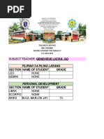 Pe Uniform Monitoring Order Sheet | PDF