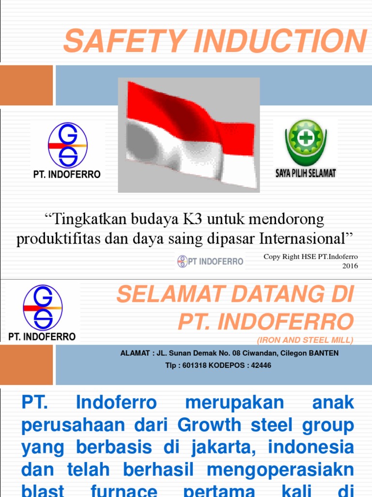 Safety Induction | PDF