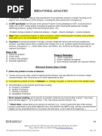 DBT Case Formulation Template - Brief Format | PDF