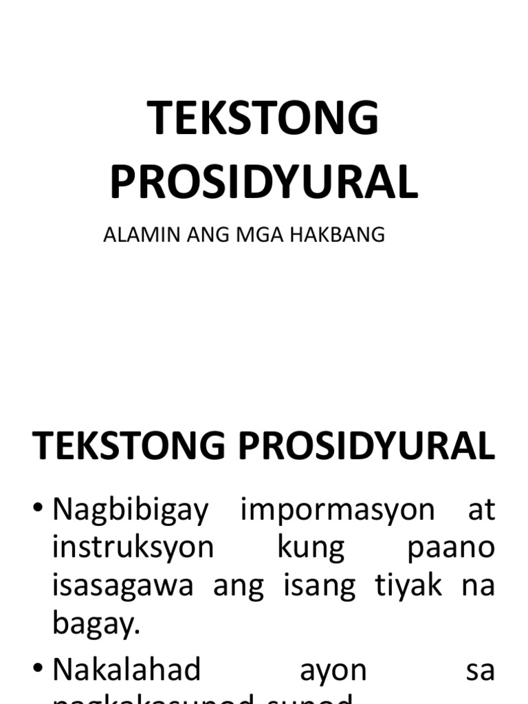 Tekstong Prosidyural | PDF