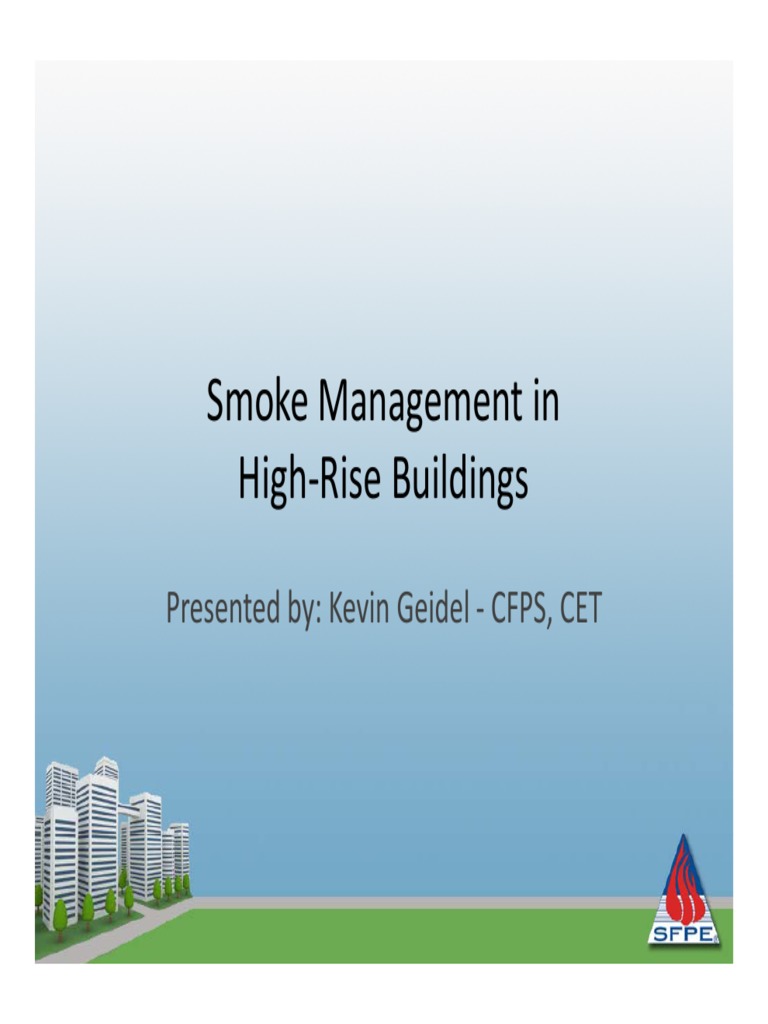Smoke Management in High-Rise Buildings | PDF | Smoke | Hvac