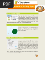CIMATRON Drafting - Tutorial | PDF | Icon (Computing) | Technical Drawing