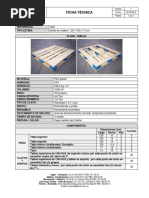 Ficha Tecnica Tipo Chep Tarima | PDF