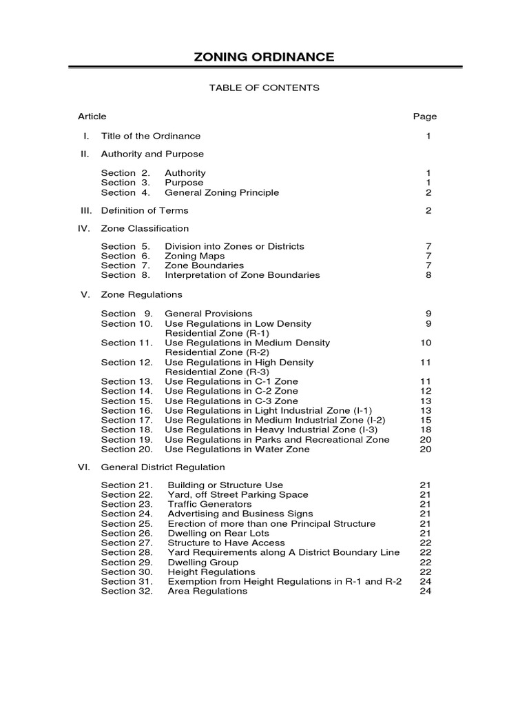 Pasig City Zoning Ordinance Overview | PDF | Zoning | Building Code