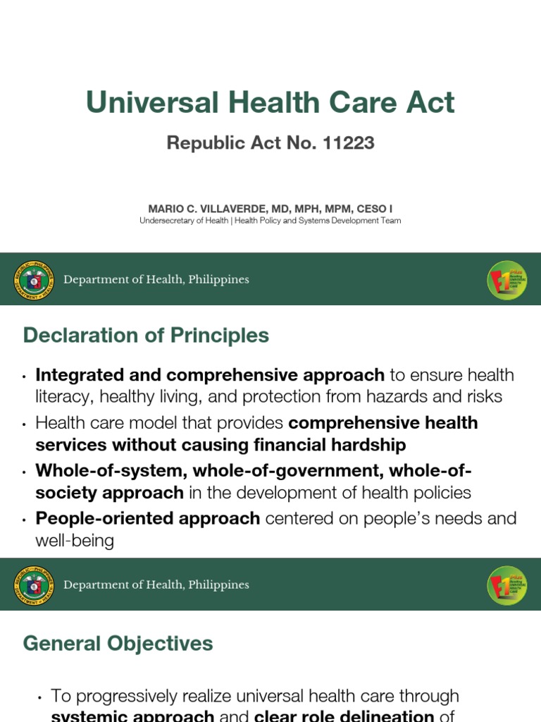 UHC Act 030519 (With MCV Revision) | PDF | Universal Health Care ...