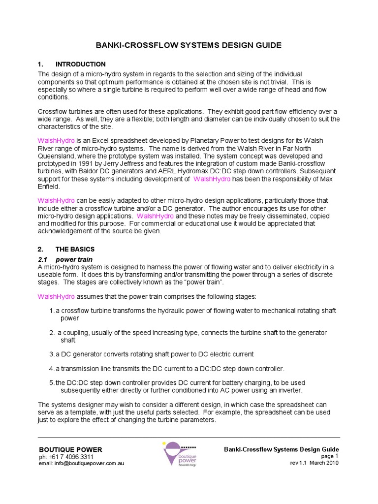 Cross Flow Design | PDF | Electric Motor | Direct Current