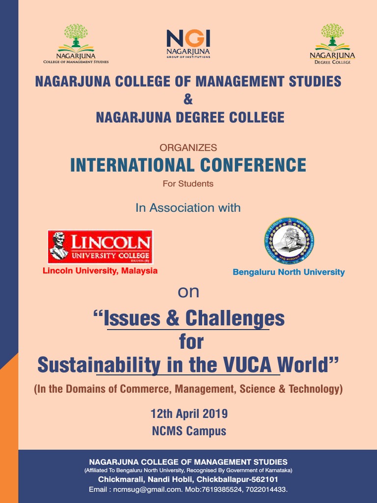 NCMS Brochure PDF | PDF | Sustainability | Sustainable Development