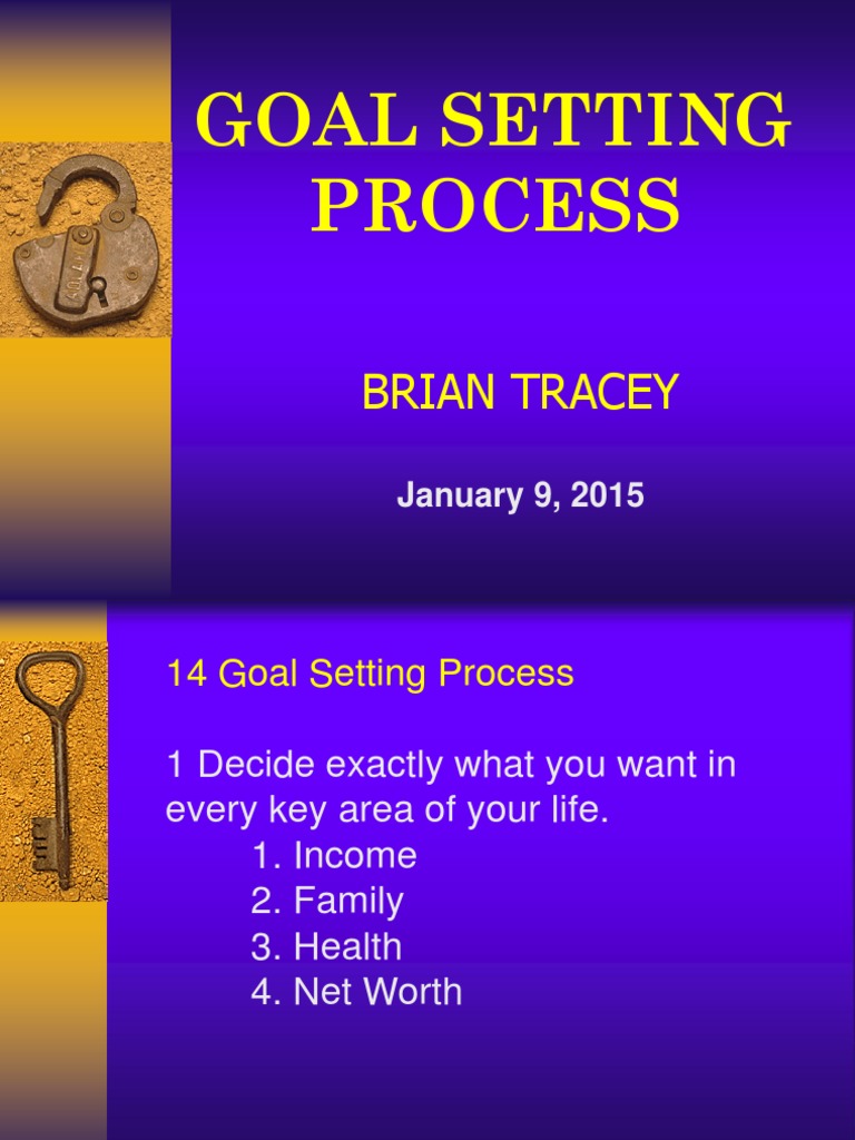 The Goal Setting Process | PDF | Goal Setting | Goal