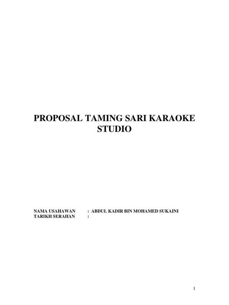 Proposal Siap | PDF