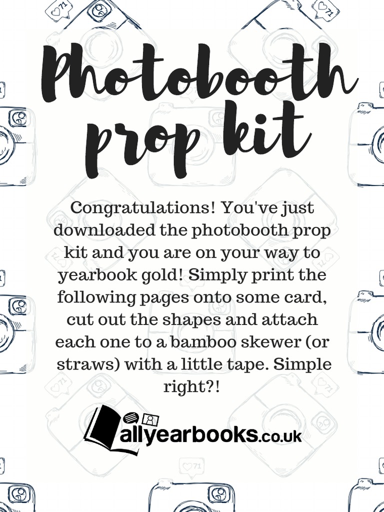 Photobooth Prop | PDF