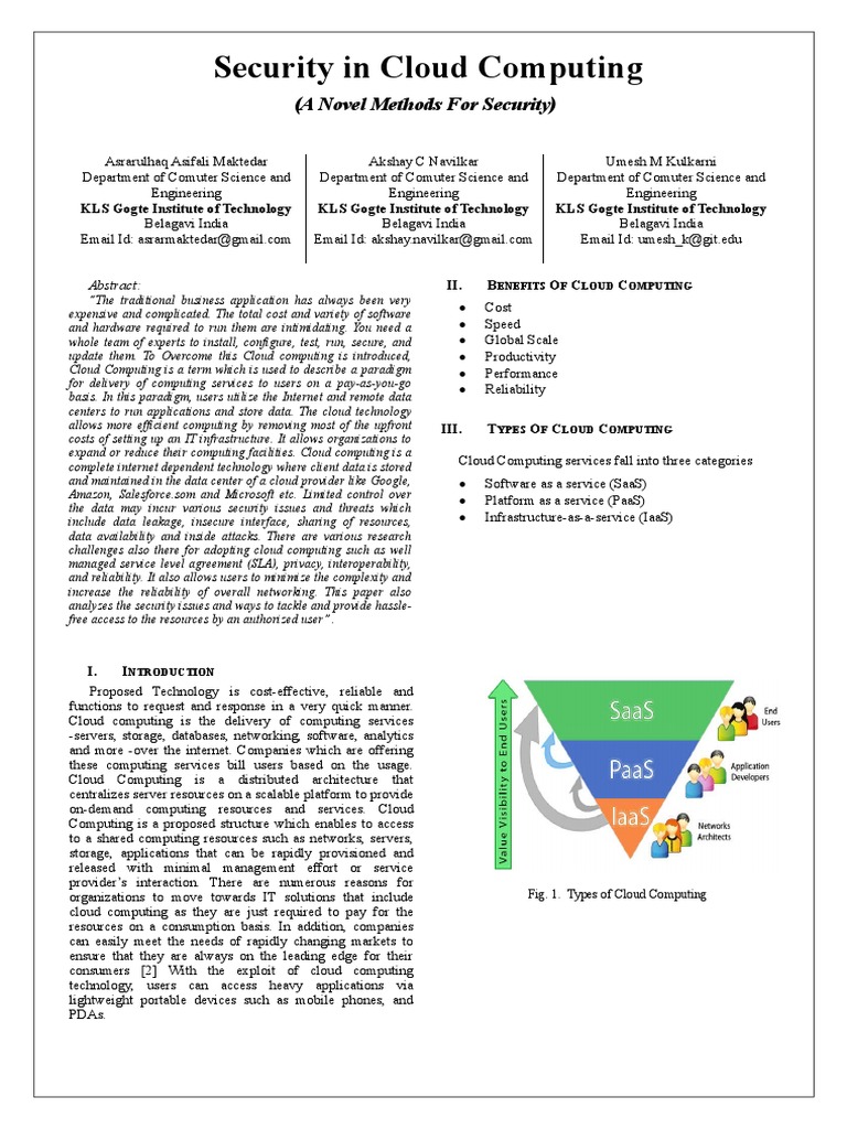 Cloud Computing IEEE Paper | PDF | Cloud Computing | Domain Name System