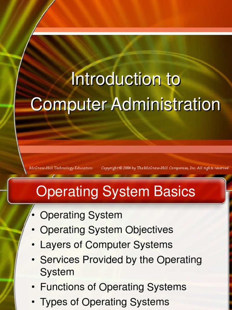 Introduction To Computer Administration: Mcgraw-Hill Technology ...
