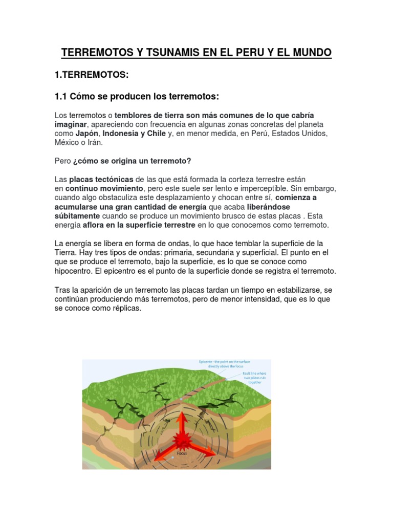 Terremoto S 3 | PDF | Tsunami | Temblores