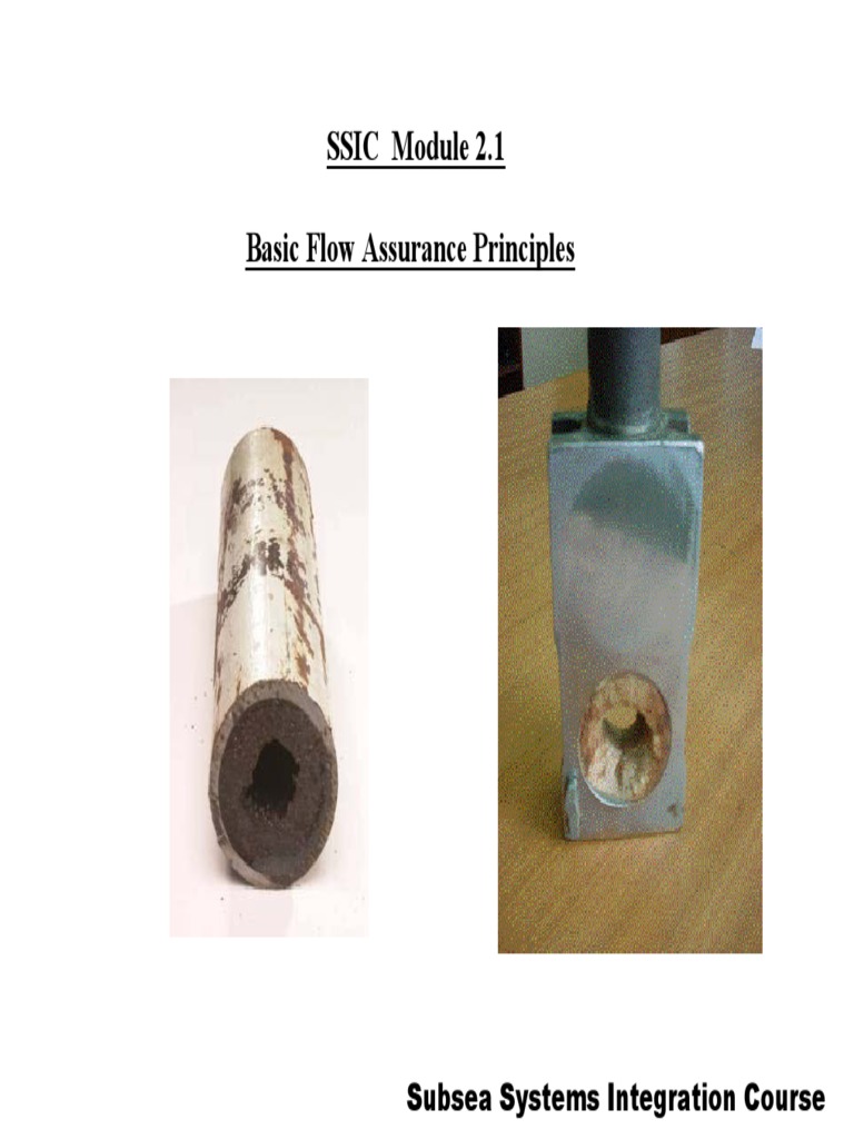 Module 2.1 - Basic Flow Assurance PDF | PDF | Subsea (Technology) | Solid