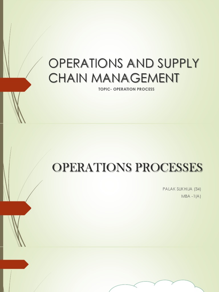 Operations and Supply Chain Management | PDF | Operations Management ...