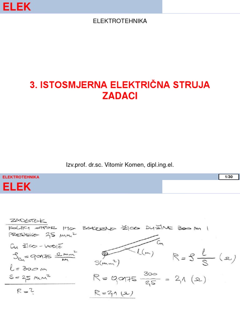 Elek Pog 03 Zadaci PDF | PDF