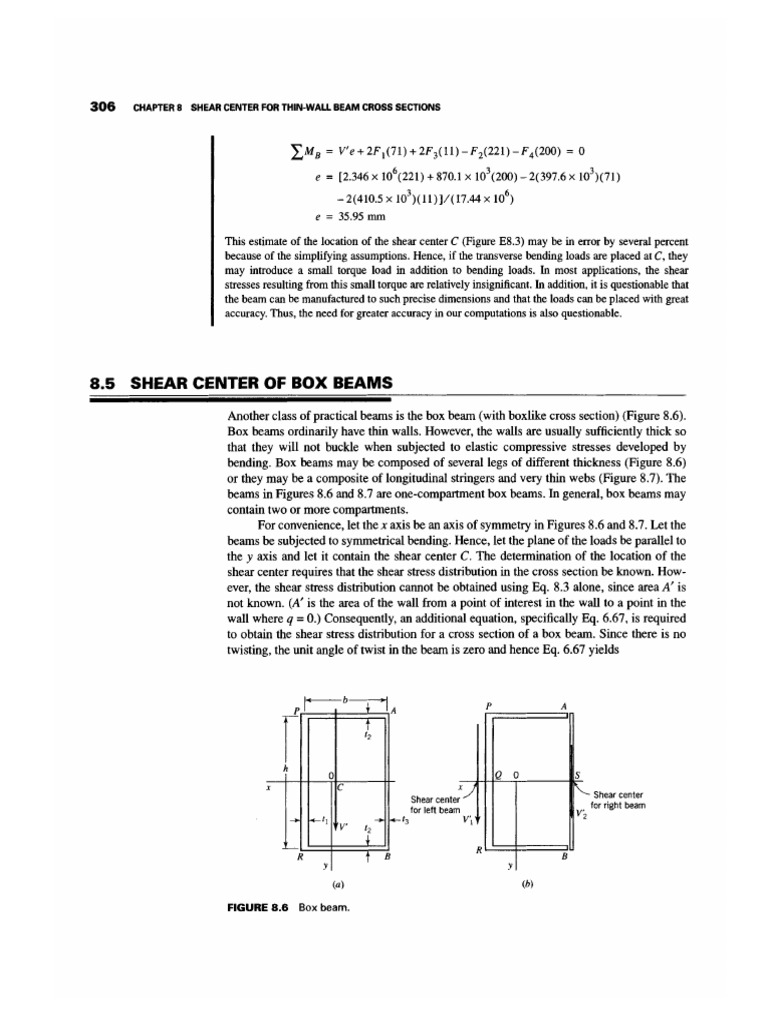 Enclosed, Thin Sections | PDF | Bending | Beam (Structure)