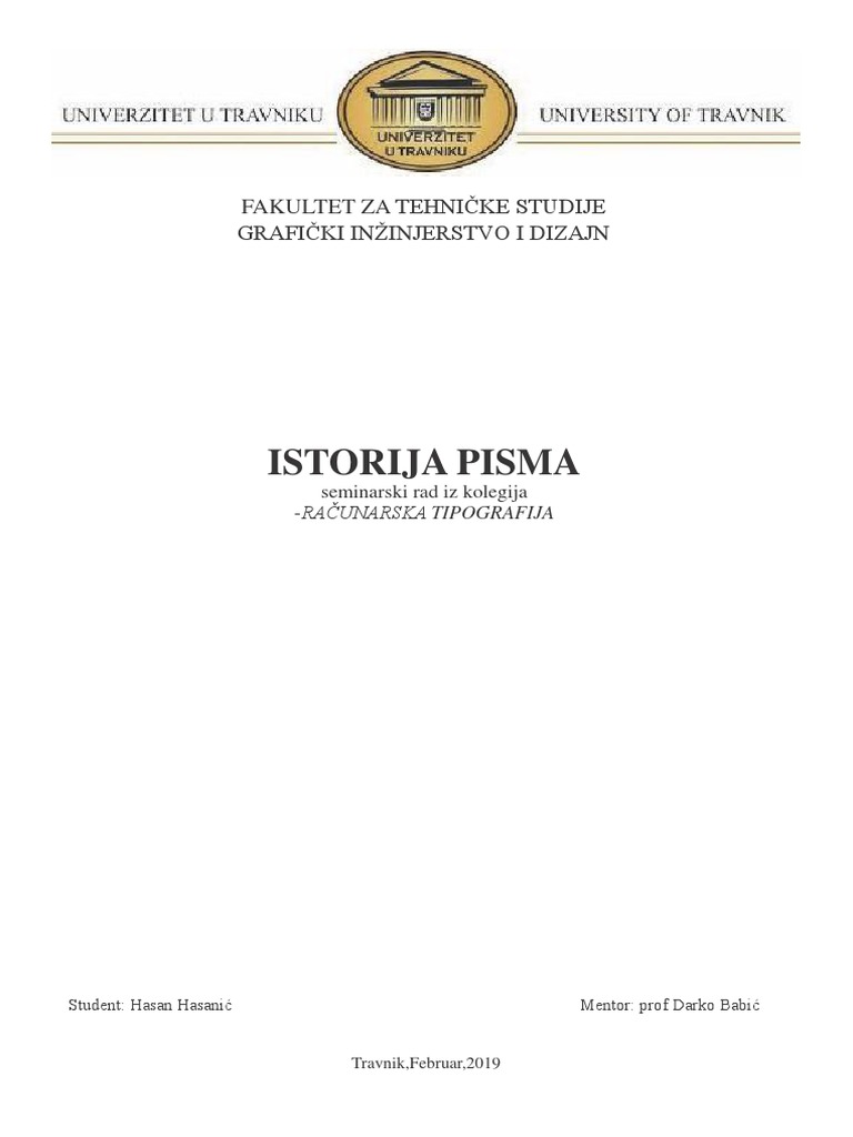 Istorija Pisma | PDF