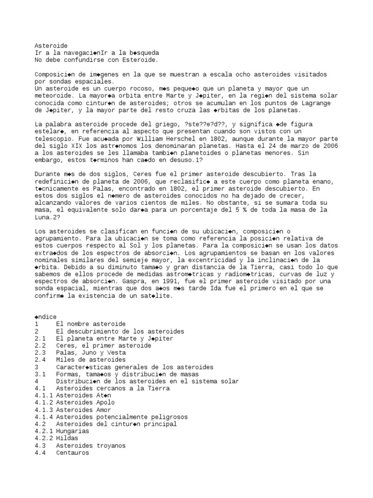 Eponimia Wiki | PDF | Asteroide | Ceres (planeta enano)