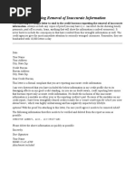 Full Credit Sweep Letter | PDF | Government | Business