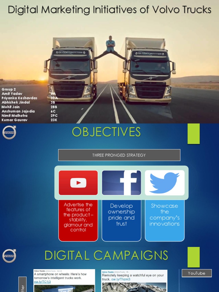 Volvo Trucks B2B Digital Marketing Strategy | PDF