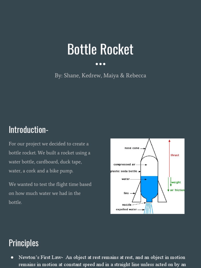 Bottle Rocket Flight Experiment Results | PDF